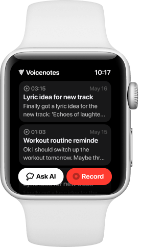 Voicenotes: AI Notes and Meetings
